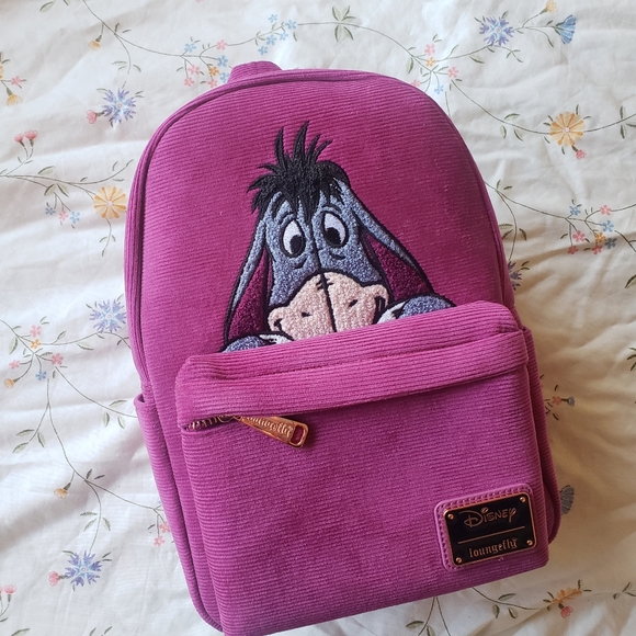 Loungefly | Bags | Disney Loungefly Cute Eeyore Cordoroy Mini Backpack ...